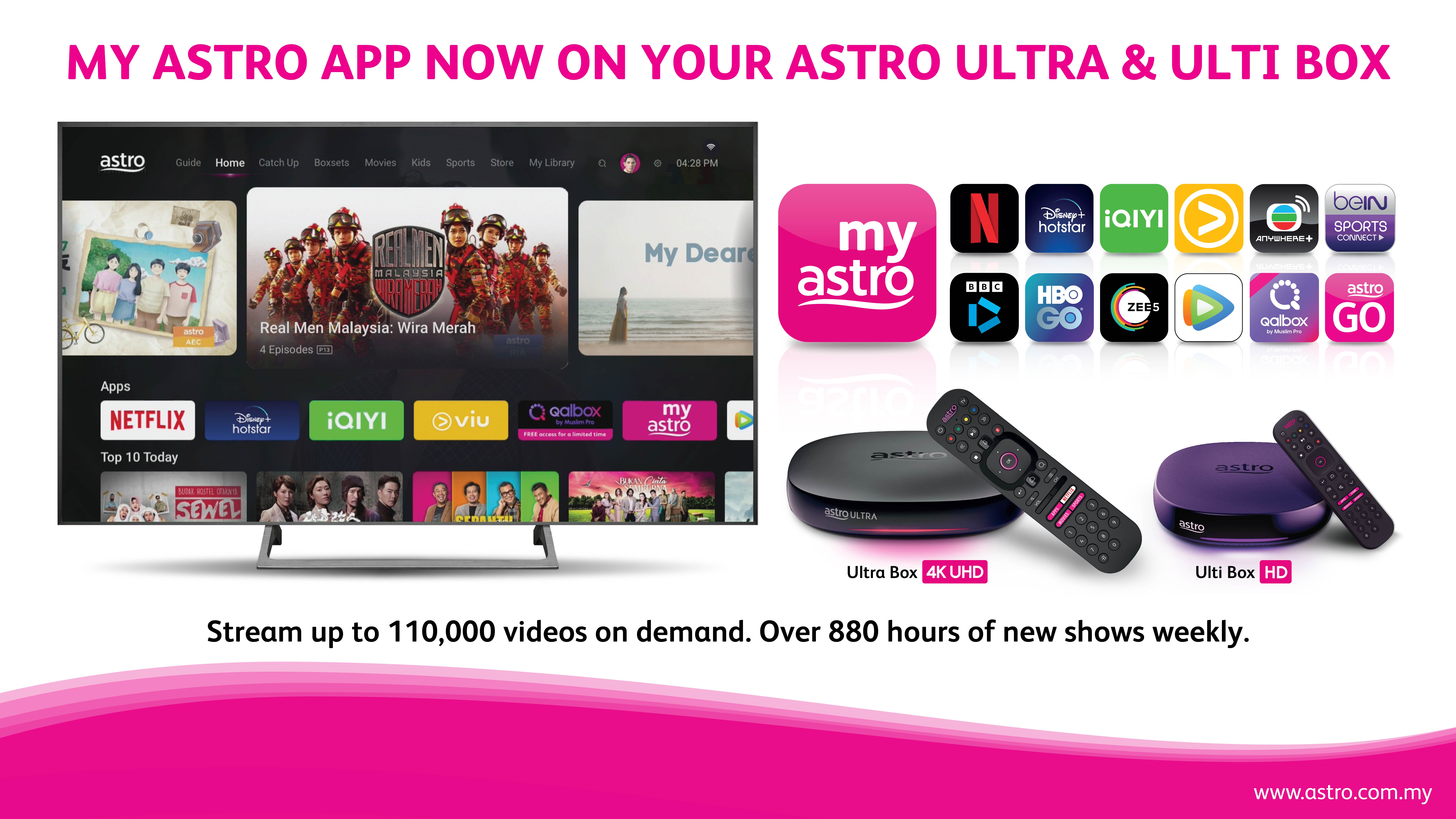 Astro Launches SYOK and My Astro on the Ultra and Ulti Boxes | Press Release | Mediaroom | Astro
